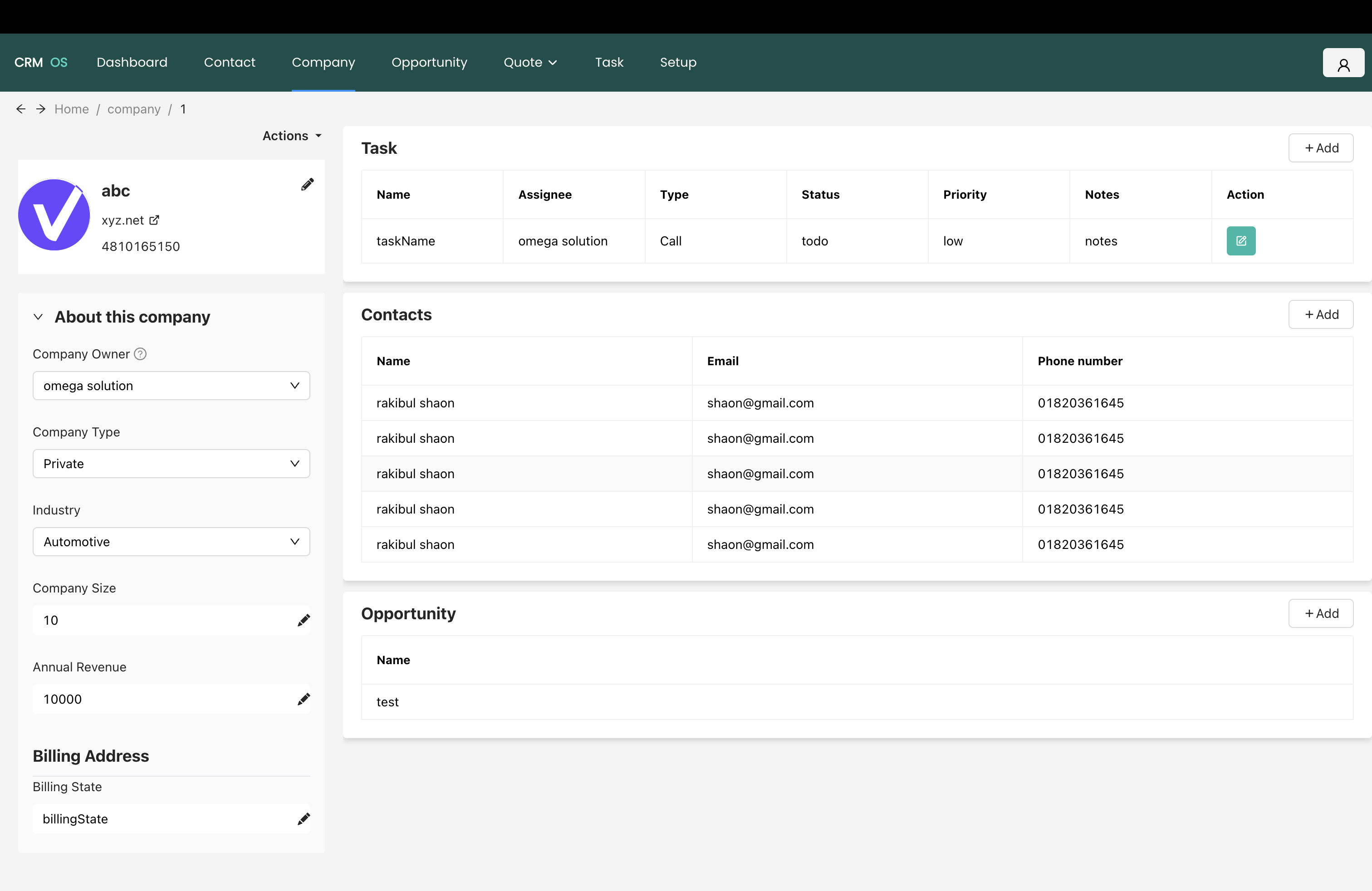 CRM OS - CRM with Support Ticket System by OmegaSolutionLLC | CodeCanyon